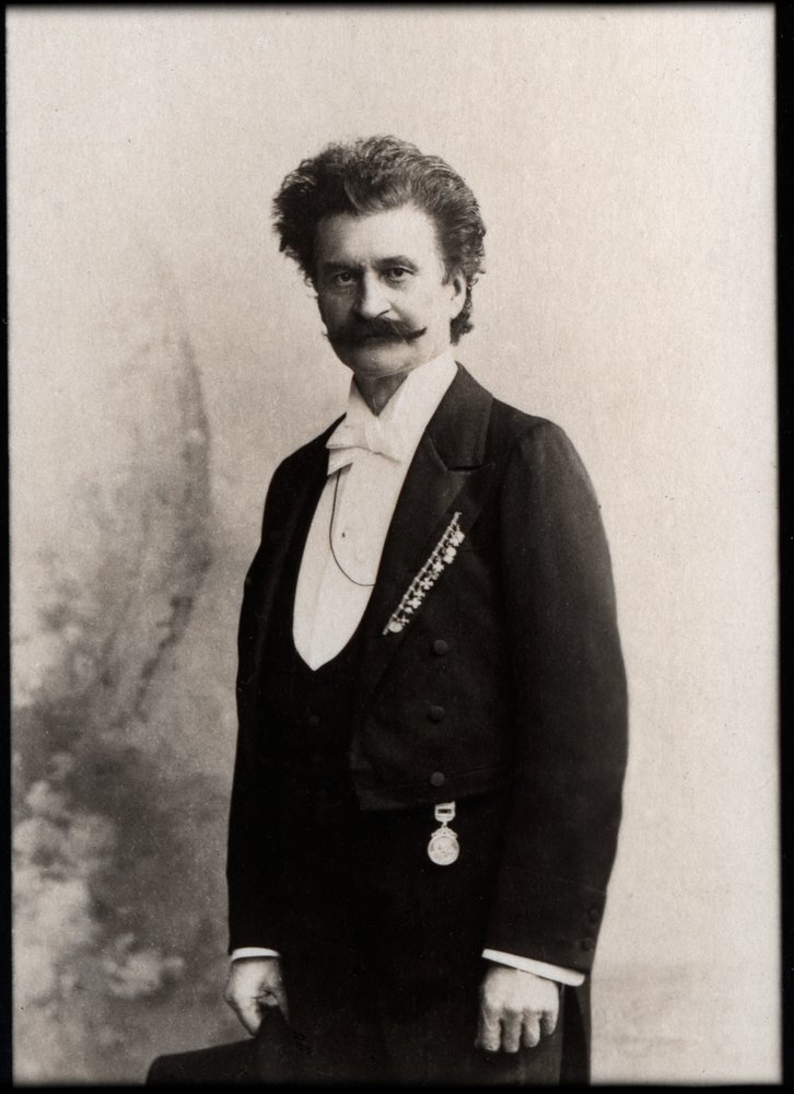 Portrait of Johann Strauss II by French Photographer